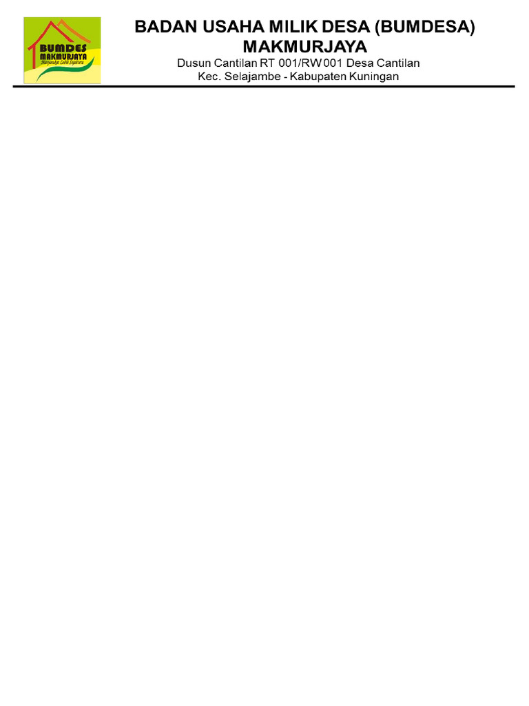 KOP SURAT INDRI | PDF