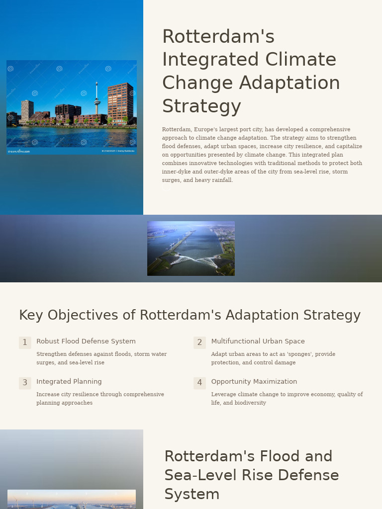 Rotterdam's Climate Adaptation Strategy | PDF | Flood | Climate Resilience
