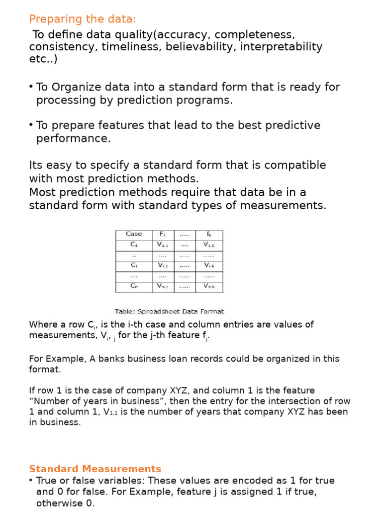 Data Preparation DM | PDF | Mean | Median
