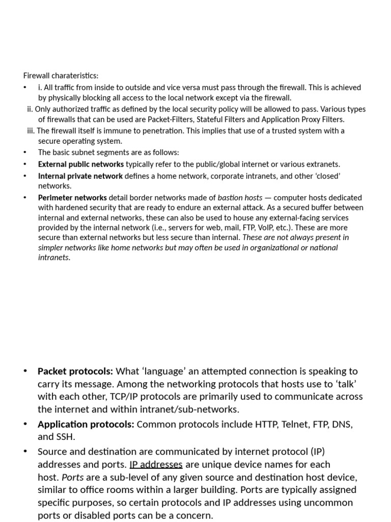 Firewall | PDF | Firewall (Computing) | Proxy Server