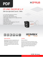 4MP Dual Light Bullet Camera Overview | PDF | Camera Lens | Camera