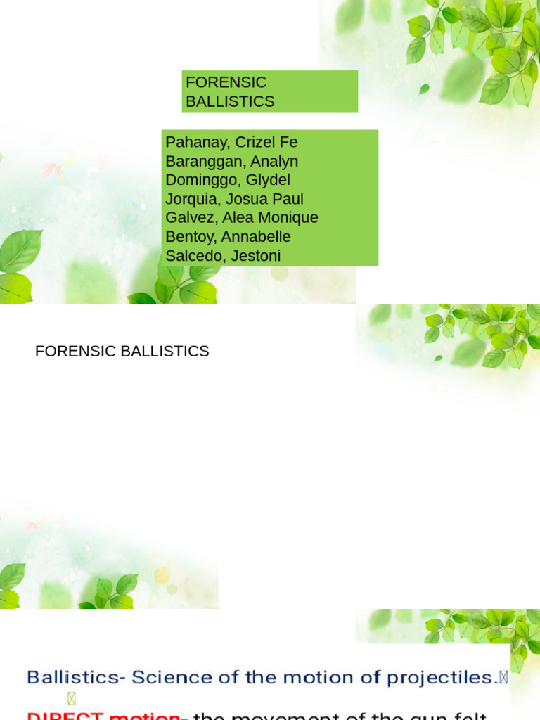Forensic Science Reports | PDF
