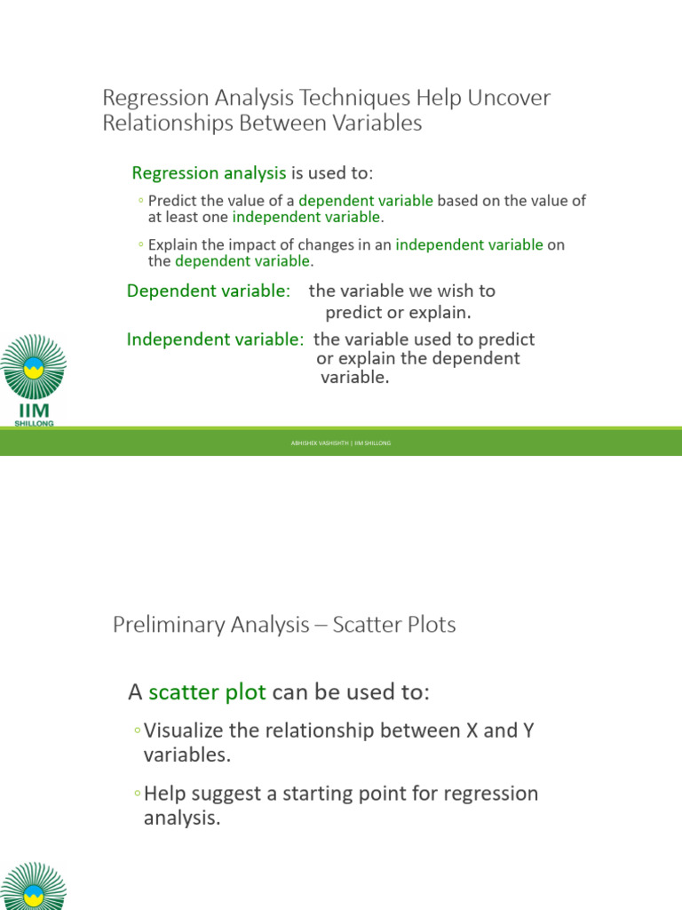 Regression | PDF | Linear Regression | Regression Analysis