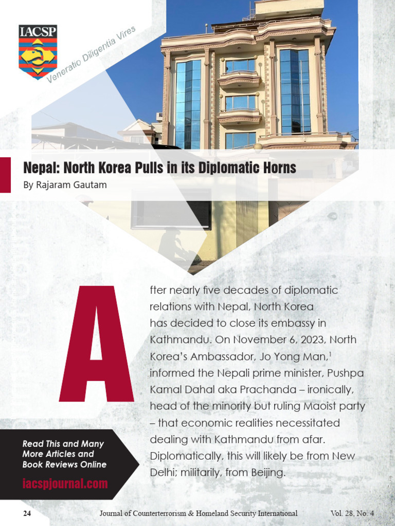 IACSP Magazine_022024_Nepal North Korea Pulls in Its Diplomatic Horns-1 | PDF | North Korea ...