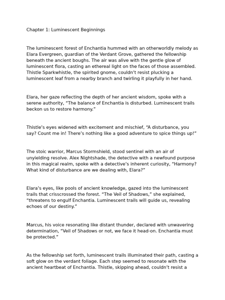 Chapter 1 The Awakening | PDF