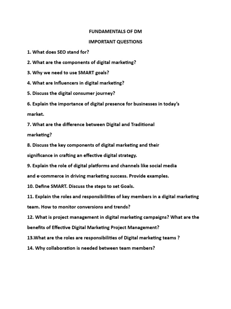 FUNDAMENTALS OF DM Imp | PDF