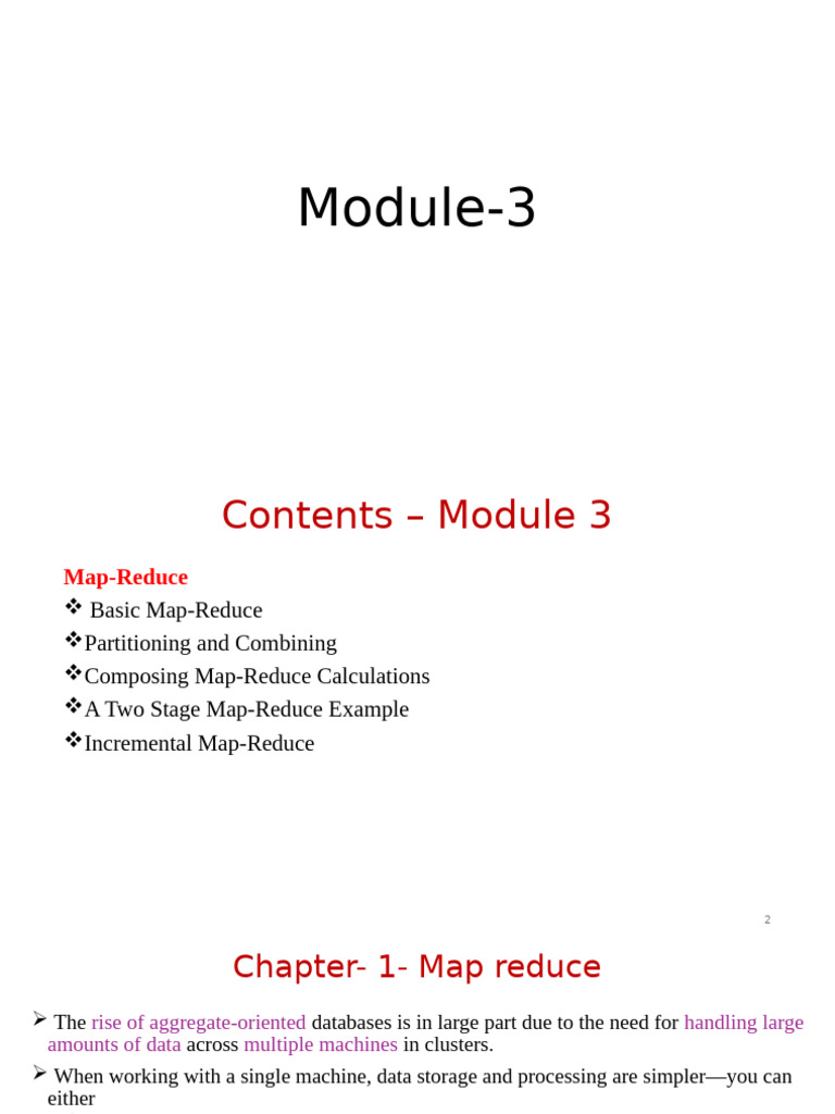 DrKP Module 3 | PDF | Map Reduce | Apache Hadoop
