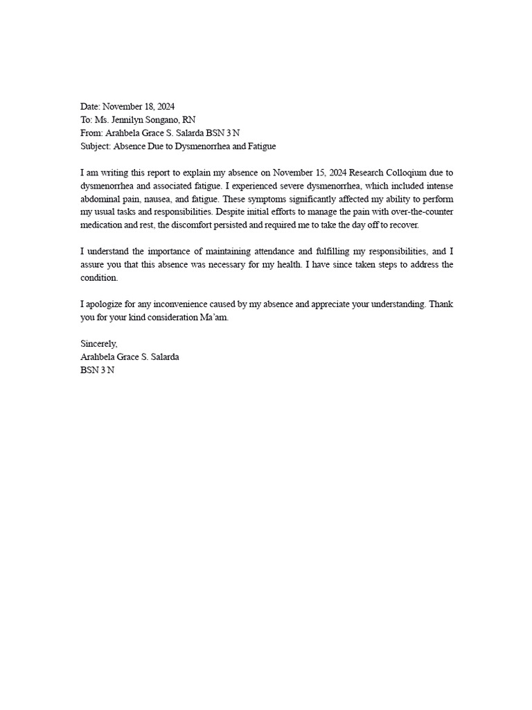 Narrative Report Salarda | PDF