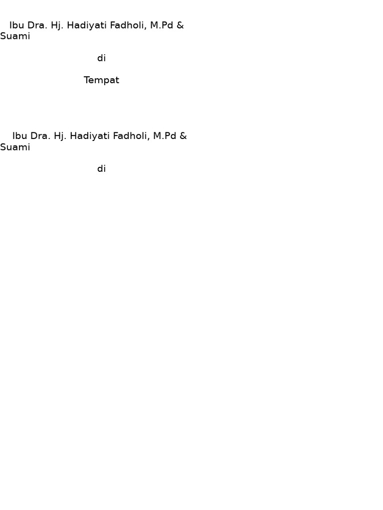 Labels Undangan | PDF