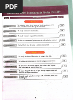 Physics Class X Practical Book | PDF