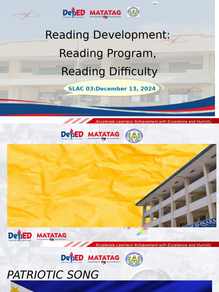 LAC TOPIC-Reading Development | PDF | Fluency | Cognition