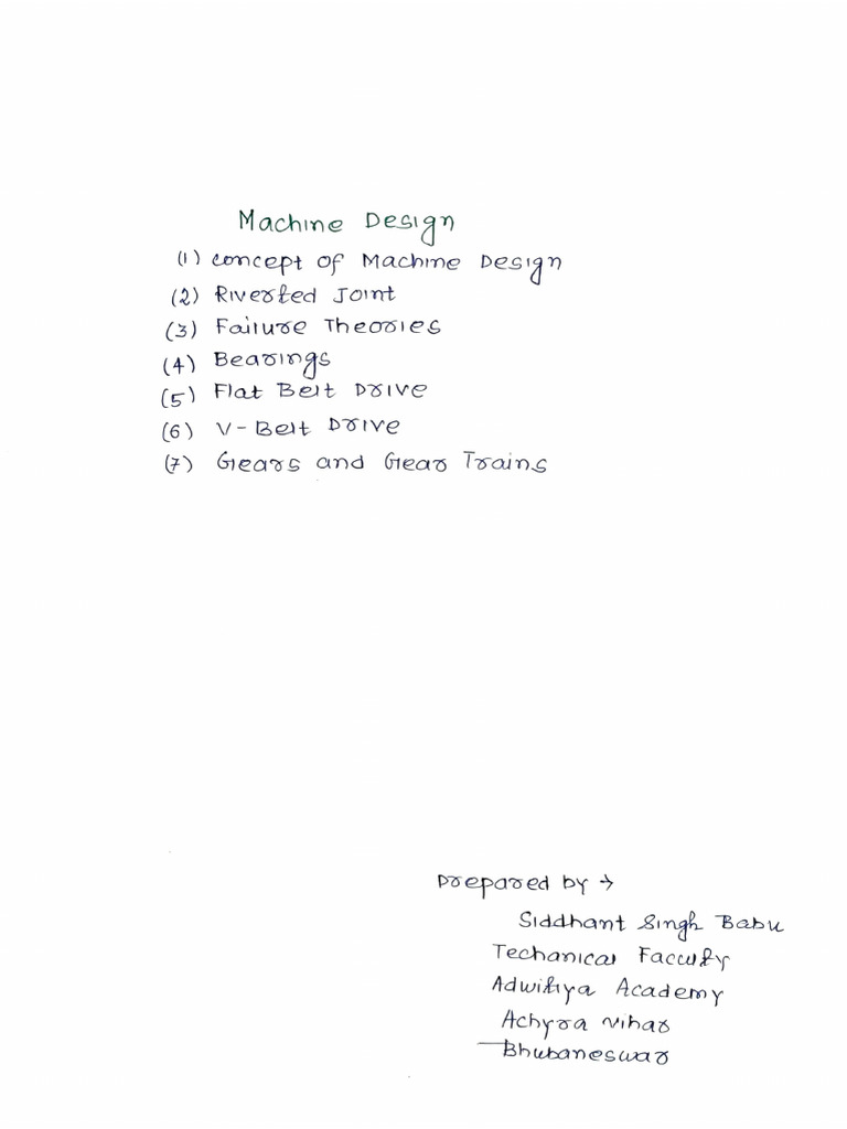 Machine Design | PDF