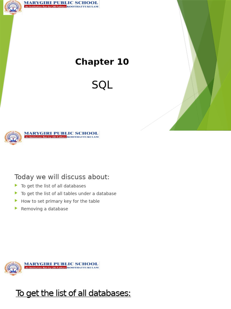 SQL Database Management Basics | PDF