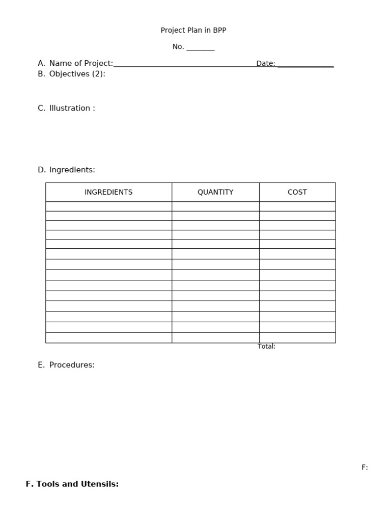 Project Plan Template | PDF