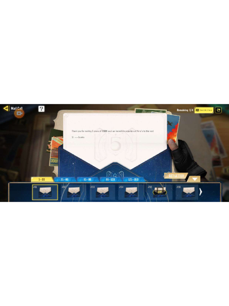 Letters of COD Mobile Part 1 | PDF