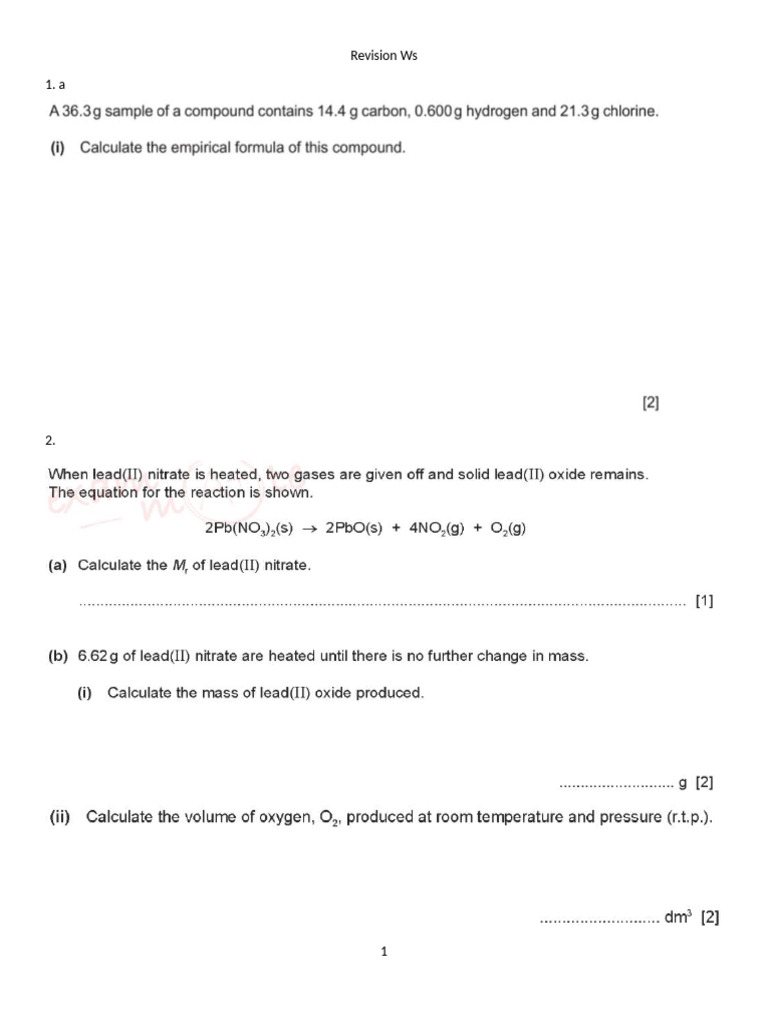 Revision Ws - 2 For Day-2 | PDF