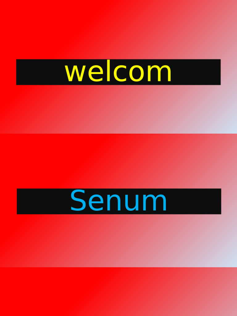 senum | PDF