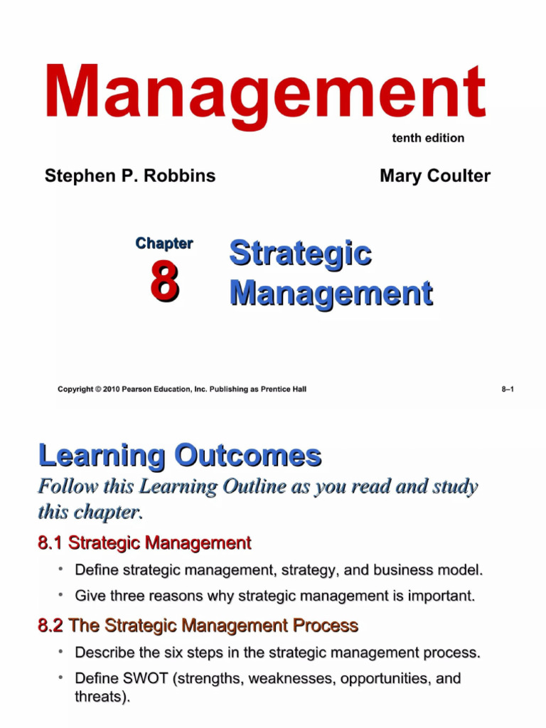 Chapter 8 Strategic Management | PDF