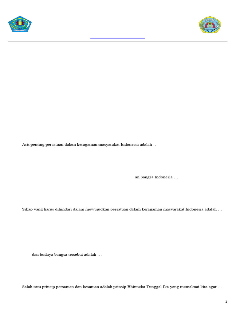 Soal Sumatif Genap Ppkn Kelas 9 Tahun 2024 2 | PDF