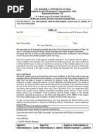 Gratuity Claim Form | PDF | Life Insurance | Personal Finance
