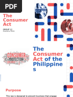 04 RA 7394 Consumer Act of The Philippines 08.11.25 | PDF | Consumer Protection