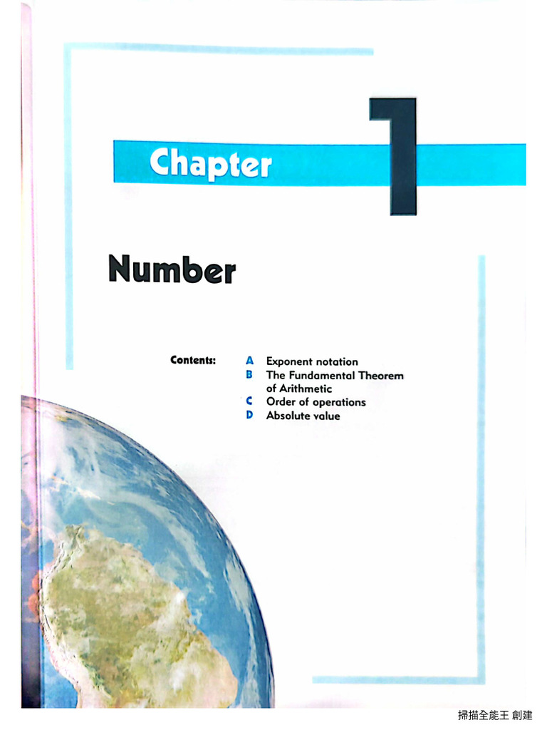 02 Chapter 1 Number | PDF
