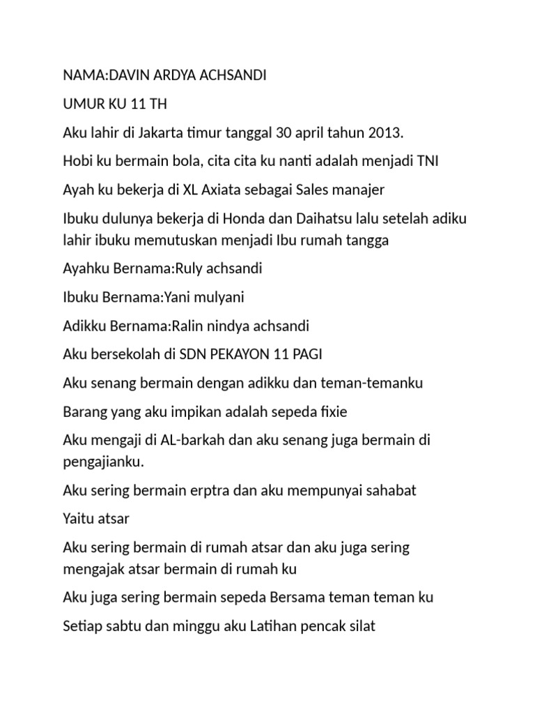 Literasi Davin | PDF