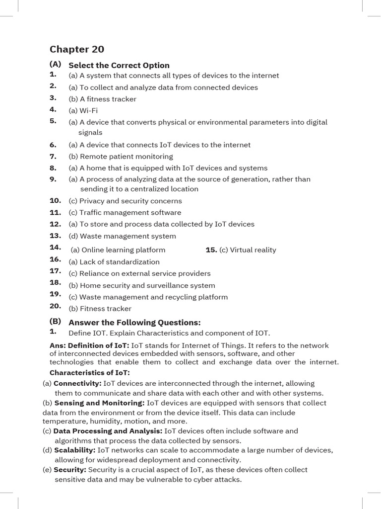 Computer Chapter No. 20,21 and 22.pdf - 20241123 - 114840 - 0000 | PDF | Internet Of Things ...