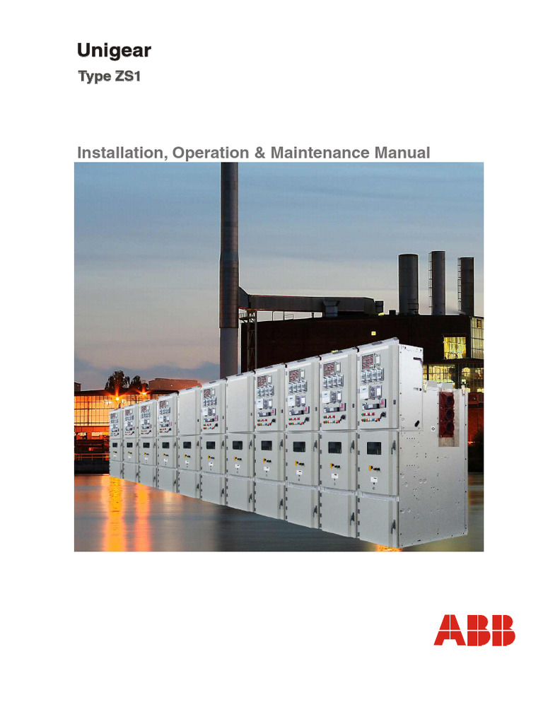Unigear ZS1 Switchgear Manual | PDF | Electrical Connector | Switch