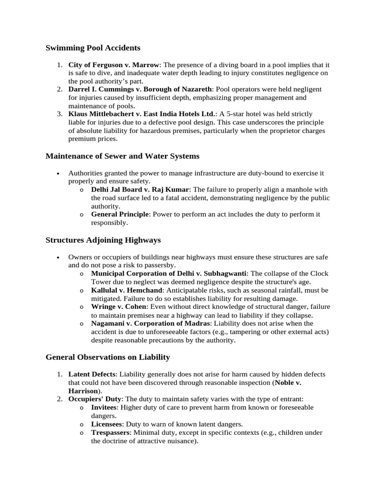 14th chapter liability for premises | PDF | Legal Liability | Duty Of Care