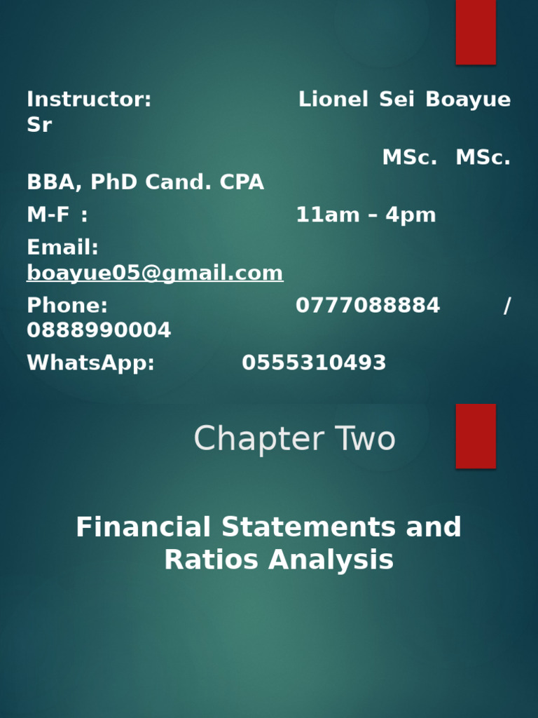 Financial Statement and Ratio Analysi | PDF | Equity (Finance) | Leverage (Finance)
