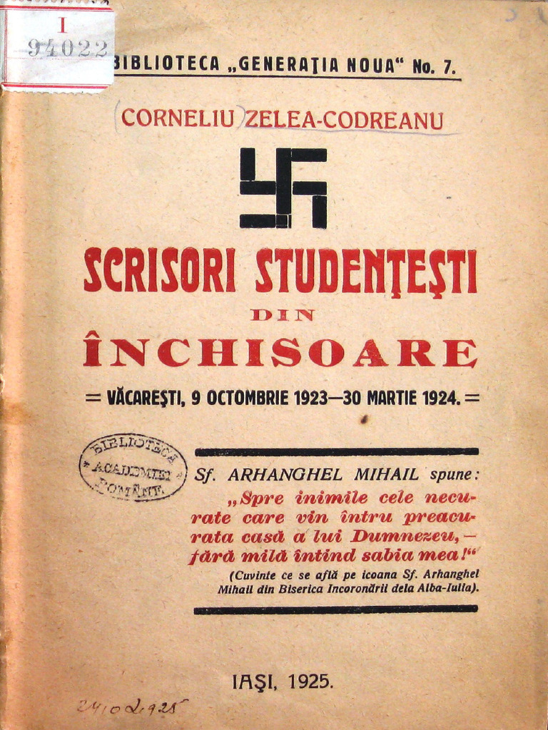 Corneliu Zelea Codreanu Scrisori Studentesti Din i 241027 145611 | PDF