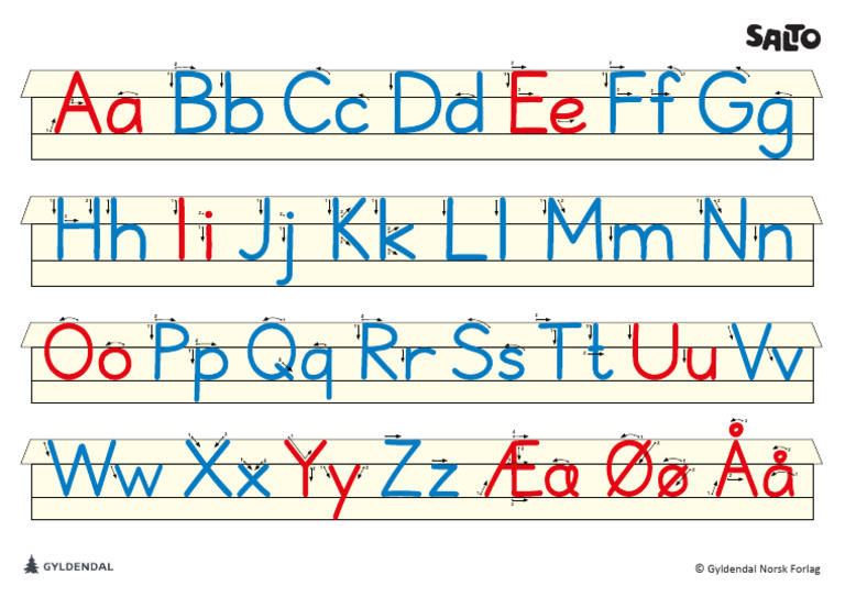 Bokstavhus Store Og Små Bokstaver | PDF