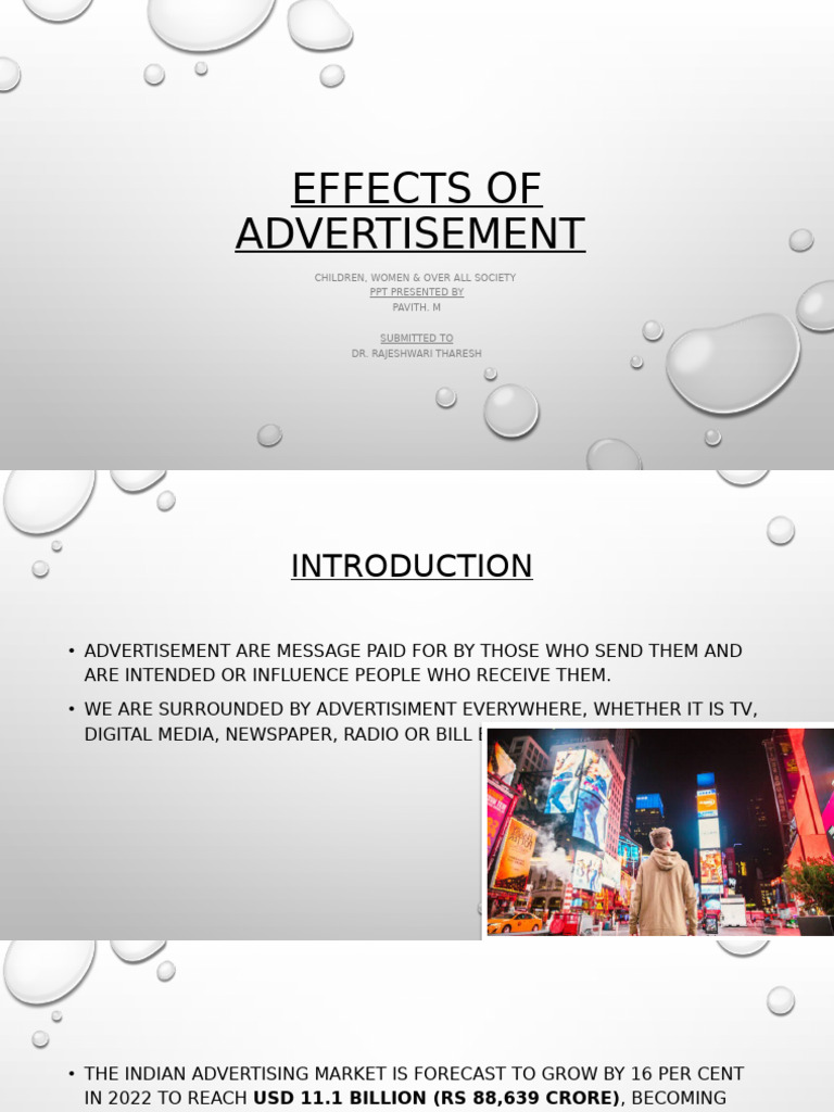 Effects of Advertisement | PDF | Junk Food | Advertising
