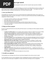 XBX Fitness Plan for Women | PDF | Foot | Human Leg