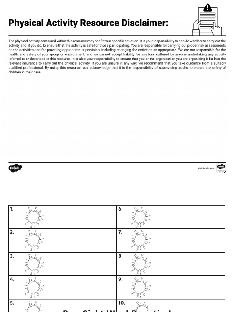 BW Editable First Grade Sight Word Read and Write The Room Activity | PDF