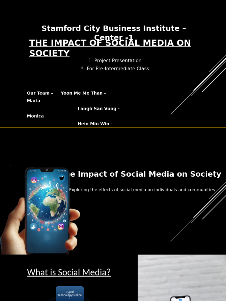 Social Media's Impact on Society | PDF | Social Media | Popular Culture ...