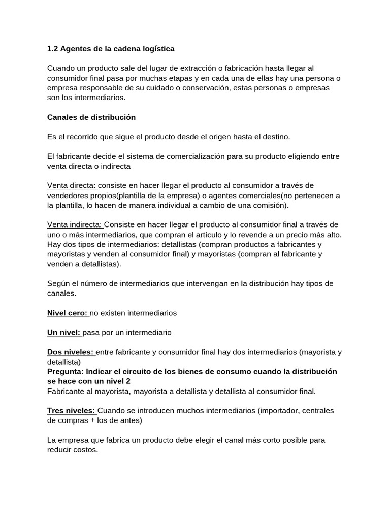 Examen Ut1 Paraninfo | PDF | Almacén | Obtención