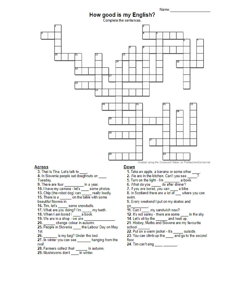 Crosswords | PDF