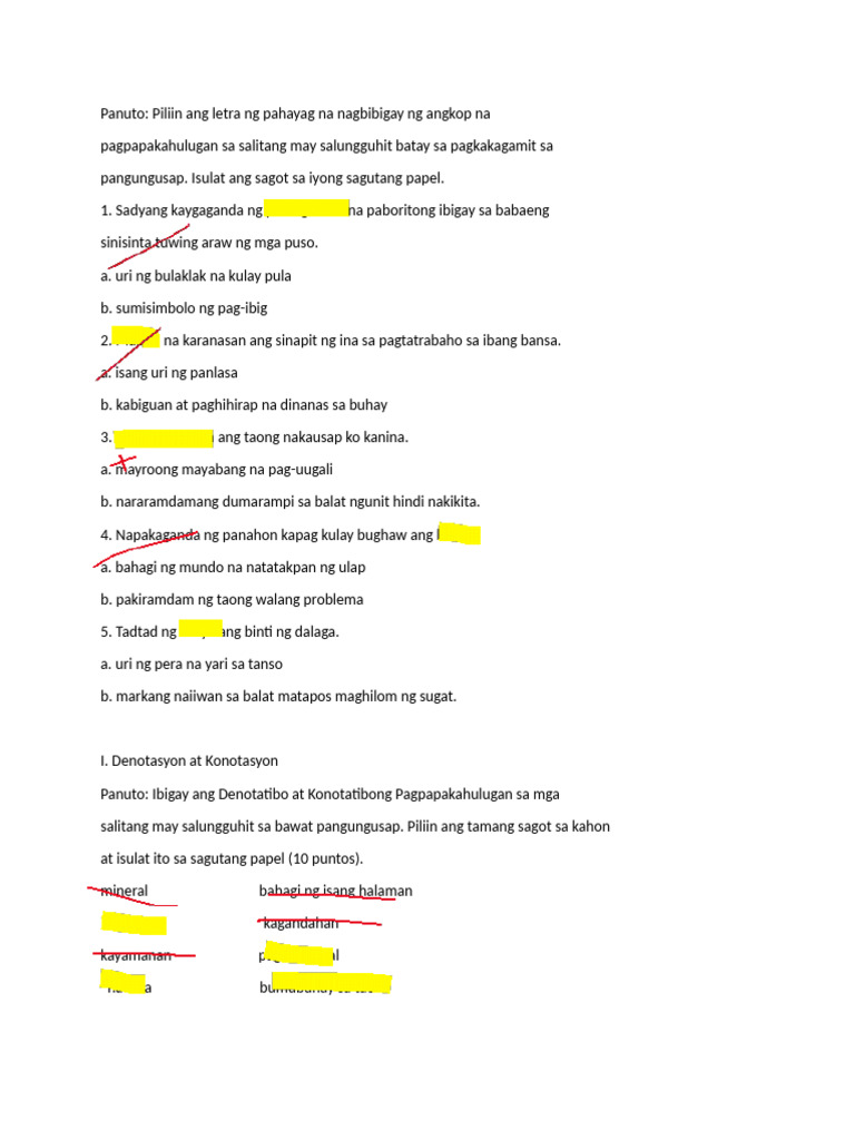 Quarter 2 Filipino 4 | PDF