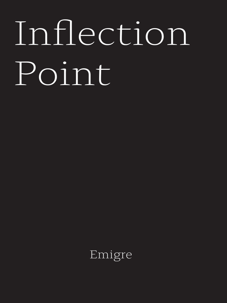 Inflection Point | PDF | Typefaces | Typography
