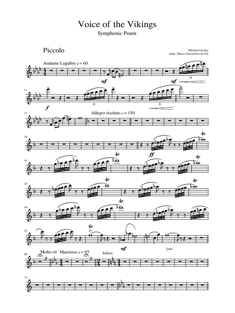 Voice of The Vikings - Partes | PDF | Musical Forms | Elements Of Music