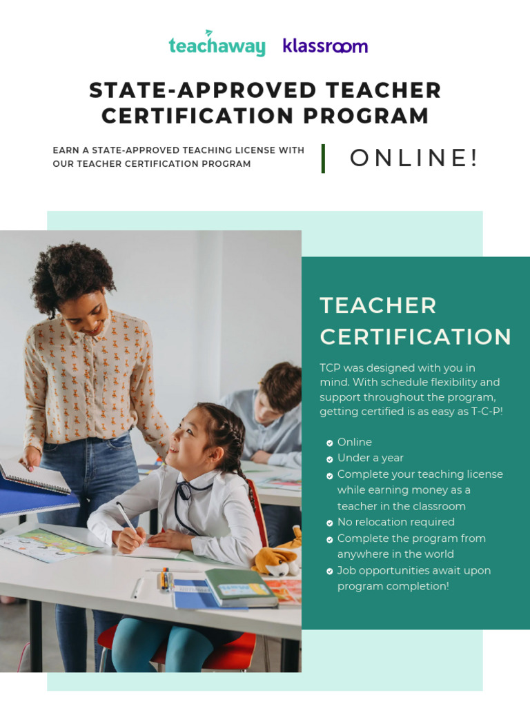 TCP General Brochure 2022 | PDF | Teachers | Professional Certification