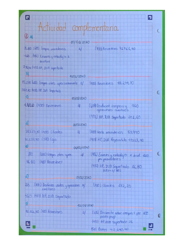 Actividad Complementaria - Xaima | PDF