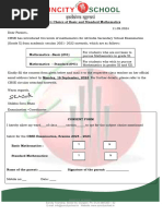Maths Standard & Basic 2025-26 | PDF