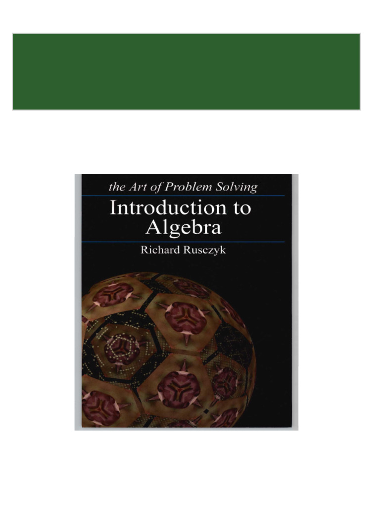 Download Full Introduction to algebra (the art of problem solving) PDF ... Download Full Introduction to algebra (the art of problem solving) PDF ...