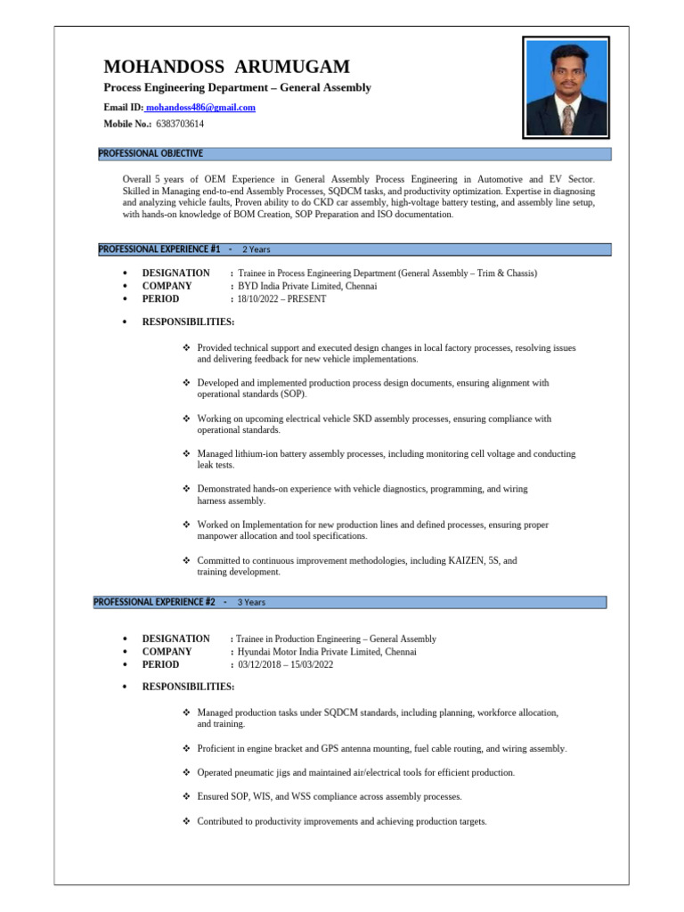 model Resume | PDF