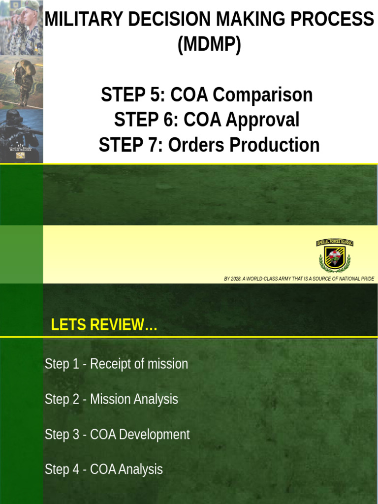 4. (MDMP) - STEP 5, 6, & 7-C | PDF | Reconnaissance