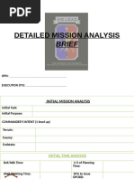 METT-T Analysis Worksheet Guide | PDF | Military Intelligence ...