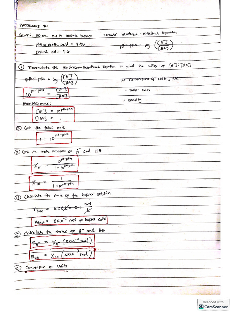 Experiment 3B Calculation Guideline | PDF
